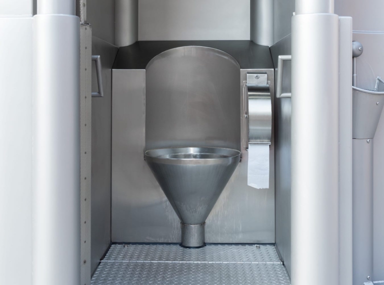 UriLift Combi is a public urinal for ladies and gentlemen