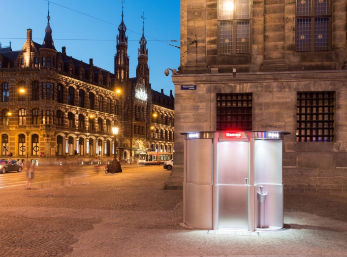 UriLift Combi is a public urinal for ladies and gentlemen