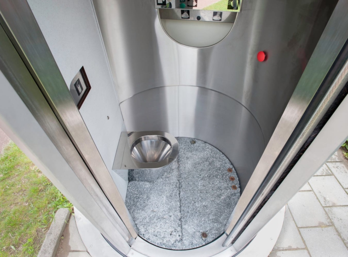 UriLift M/V is a galvanizable, vandalism-resistant toilet