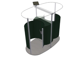 UriLift Fix is a fixed urinal, available 24/7 and therefore ideal solution