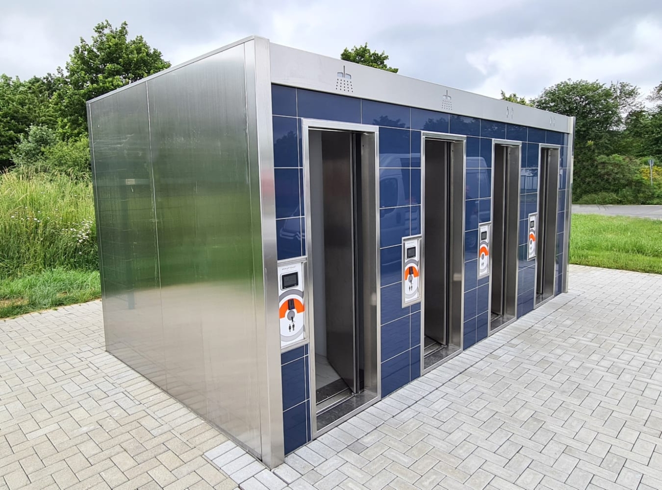 State-of-the-art, vandalism-resistant, safe & hygienic toilets
